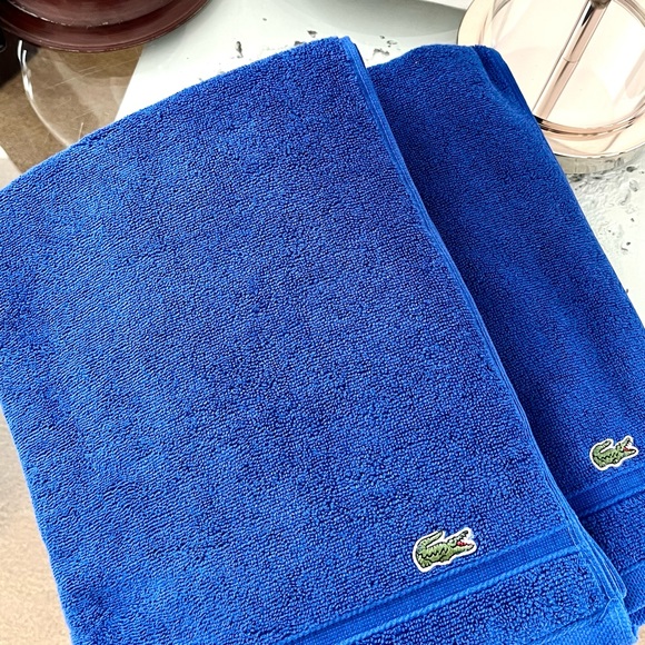 Lacoste | Bath | 2 Set Of Brand New Lacoste Large Size Bath Towel 3x53 ...